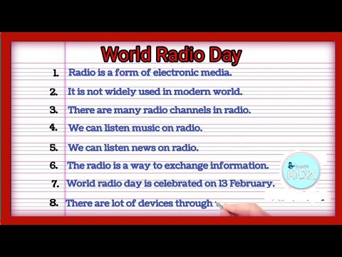 World radio day | 10 lines on World radio day | Essay on World radio ...