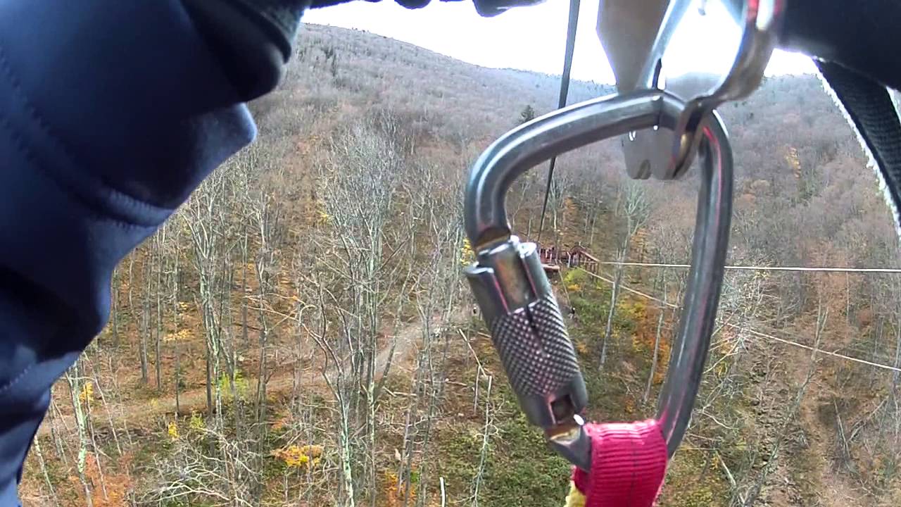 NY Zipline Adventure Tours: Hunter Mountain, NY - YouTube
