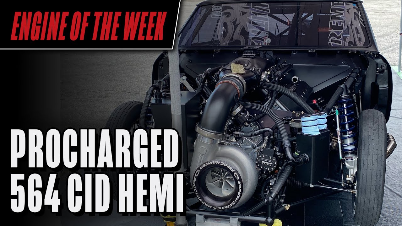 ProCharged 564 cid Hemi Engine - YouTube