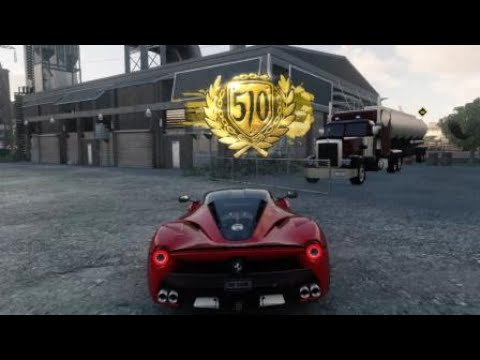 The Crew Scramble Skill 2 in a La Ferrari using steering wheel - YouTube