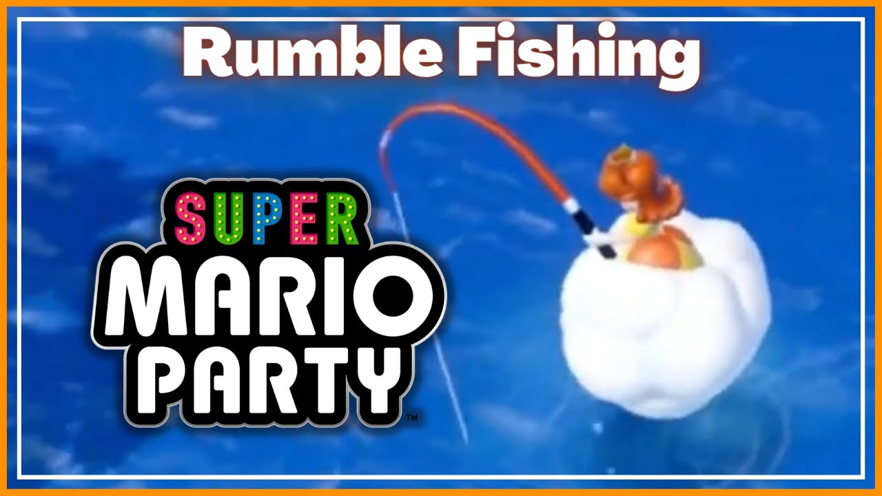 Super Mario Party - Rumble Fishing | Daisy Gameplay - YouTube