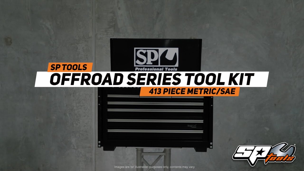 SP TOOLS | SP50115X - OFF ROAD SERIES FIELD SERVICE TOOL KIT - 413PC ...