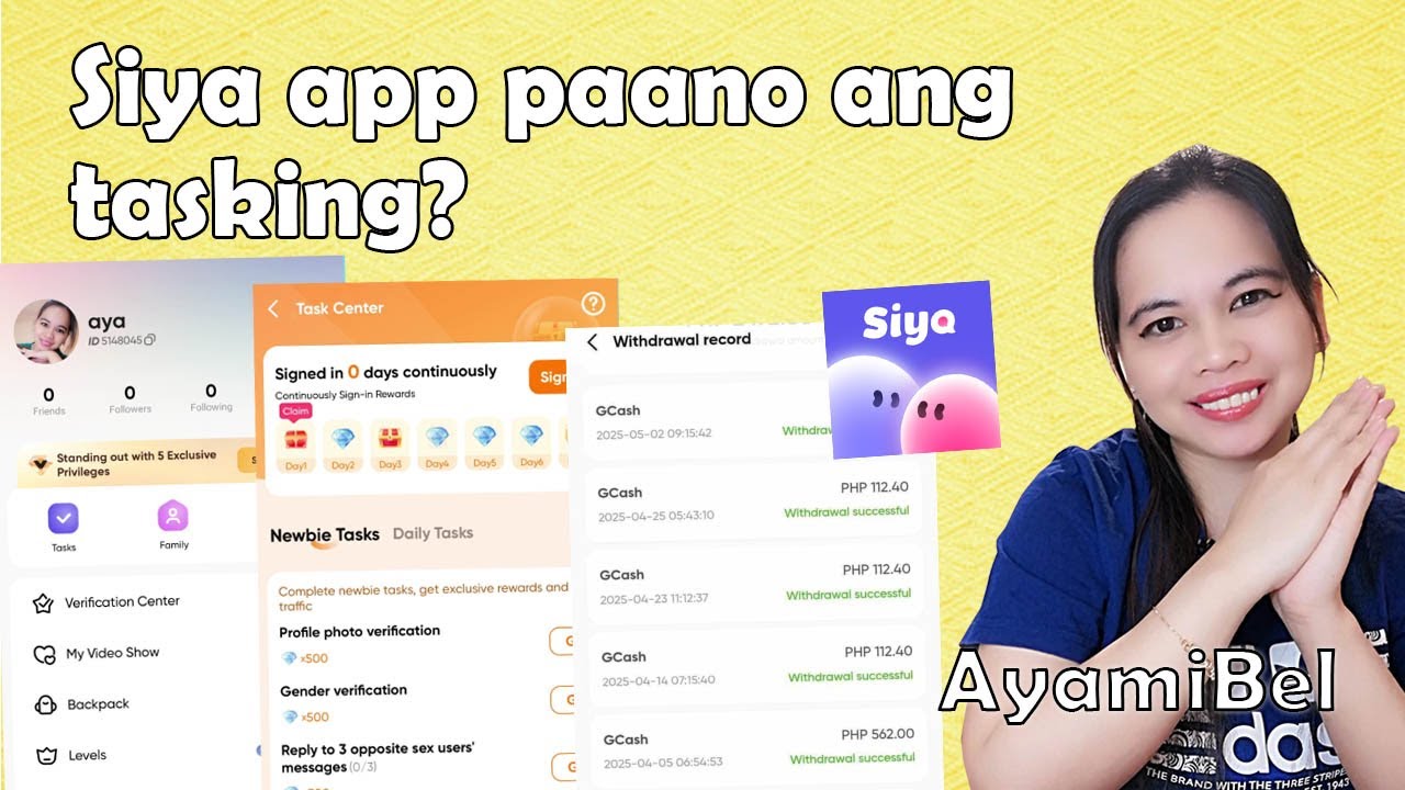 Siya app ano ano ang tasking? - YouTube