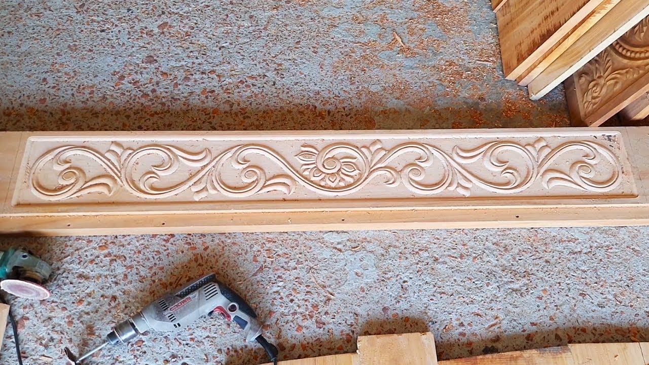2D Design on khat wood/CNC Machine cutting design palla By Advanced ...
