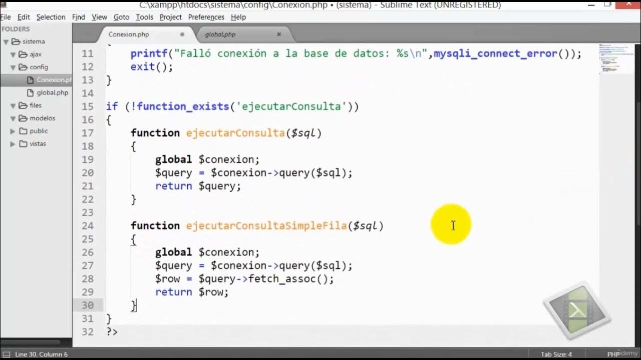 16 Sistema PHP Conexion de la base de datos MariaDB PHP Metodos - YouTube