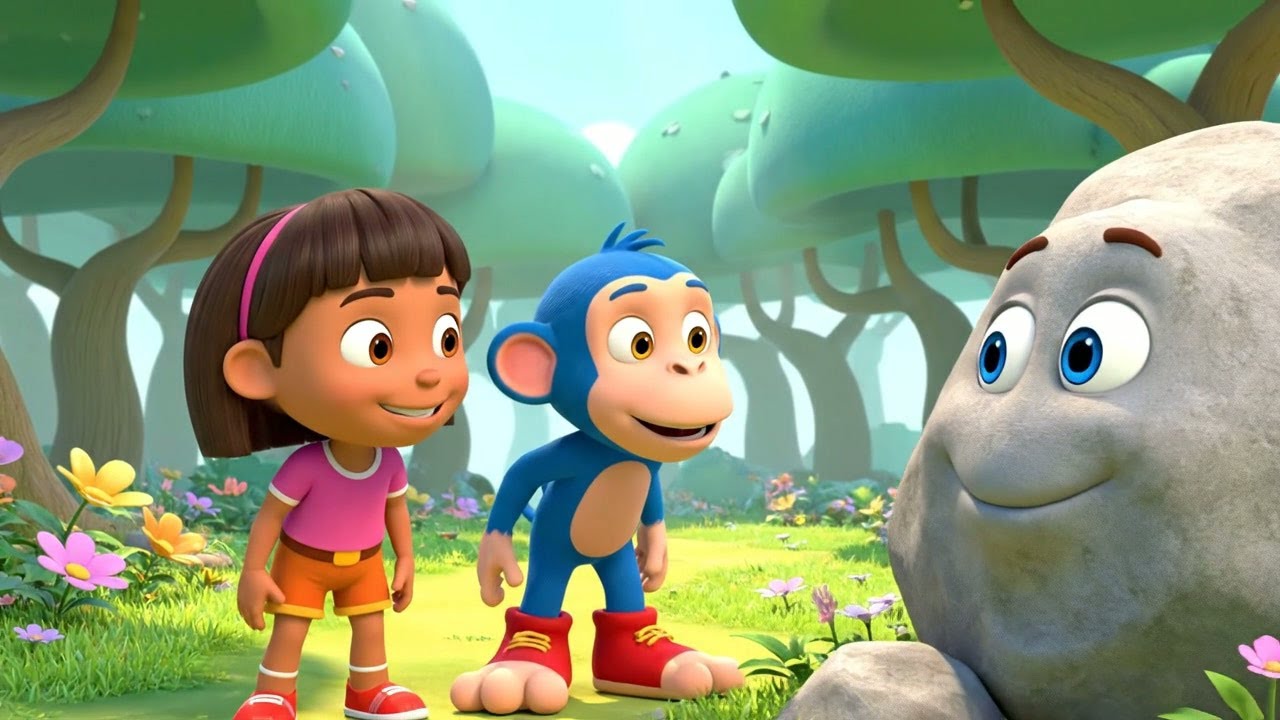 Dora la Exploradora Encontró una Roca para Explorar | Canciones ...