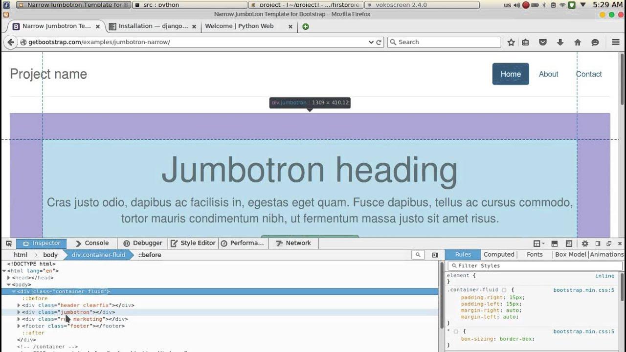 72 Python Web Django CSS for mobile desktop - YouTube