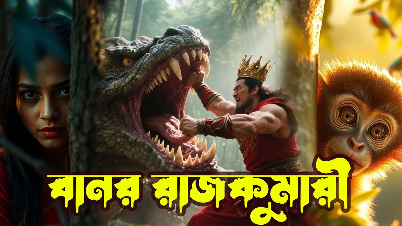 বাদশা আকবর ও বানর রাজকুমারীর কাহিনী The story of the monkey princess # ...