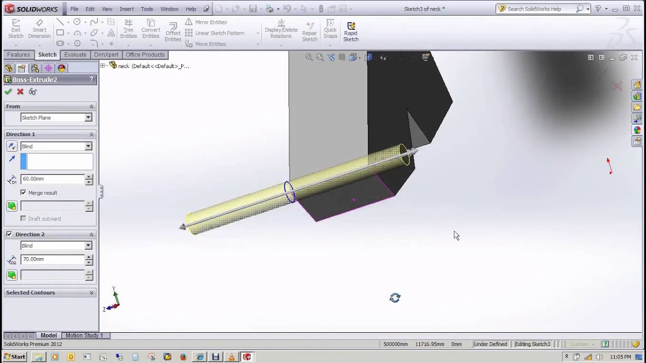 Solidworks Mechanical Horse Tutorial - YouTube