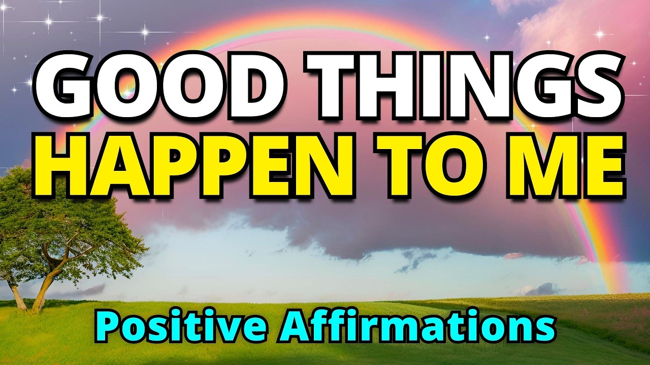 Good Things Happen to Me | Positive Gratitude Affirmations For ...
