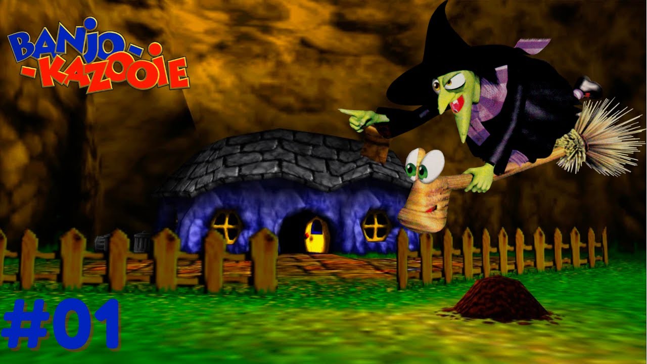 Let's Play Banjo-Kazooie Part 1 Grunty die alte Hexe (German) - YouTube
