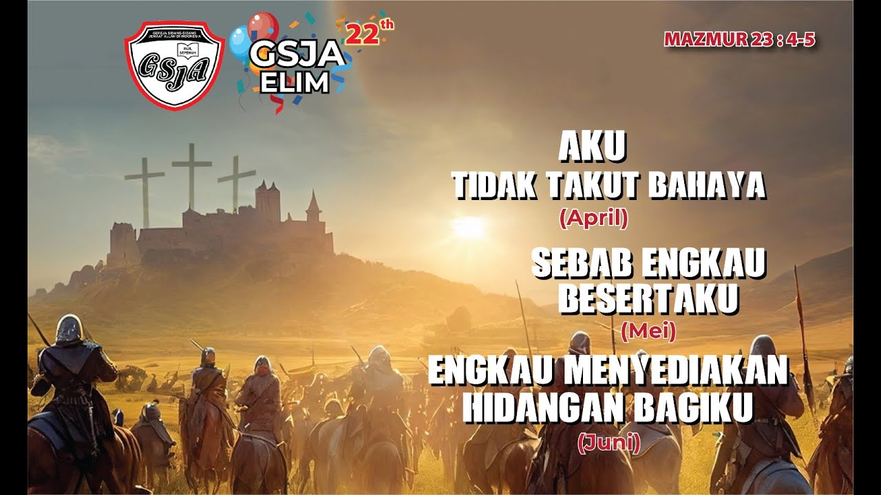 Aku Tidak Takut Bahaya - Ibadah Minggu GSJA Elim 7 April 2024 - YouTube
