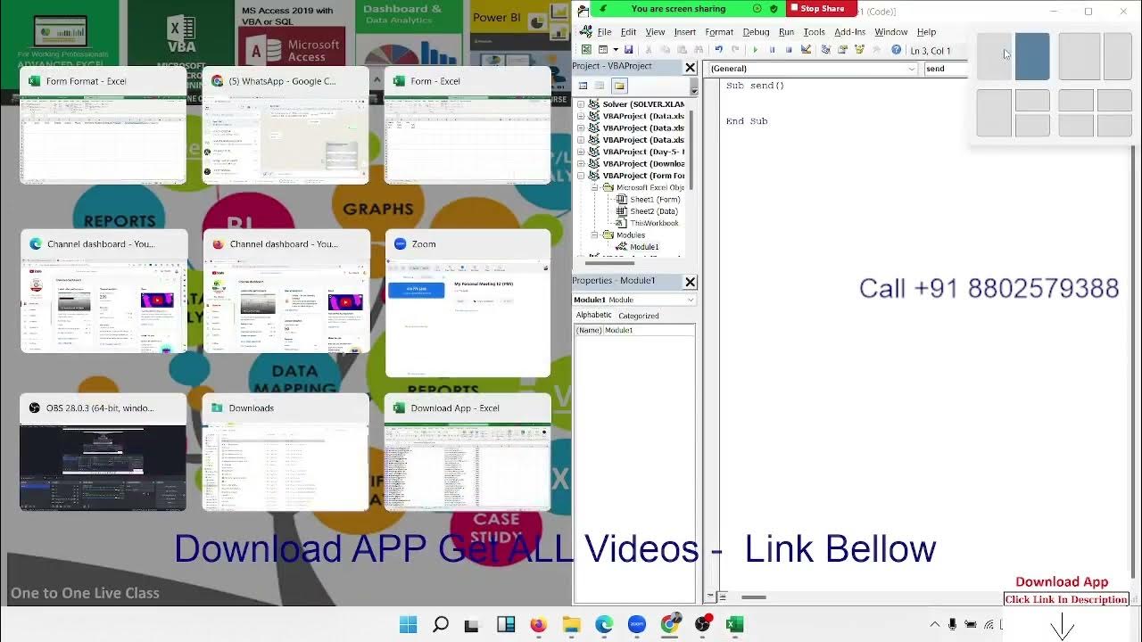 Make a Form with VBA Macros | VBA Classes in Hindi - YouTube