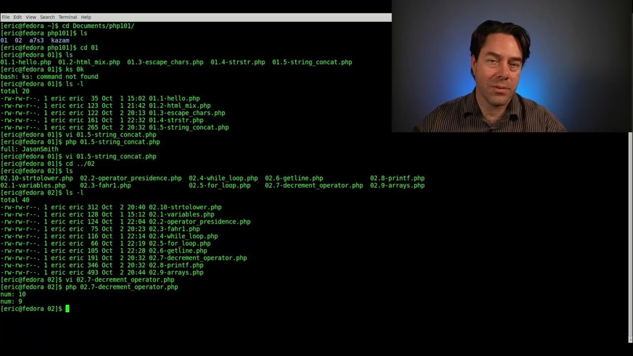 Learn PHP Lesson 02.7 - Decrement Operator - YouTube