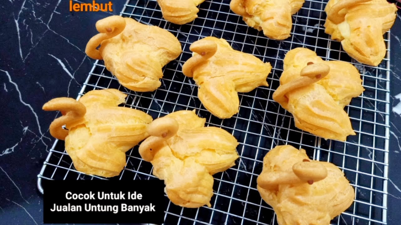 KUE SUS YANG VIRAL TIPS ANTI KEMPES, COCOK UNTUK IDE JUALAN, MODEL KUE ...