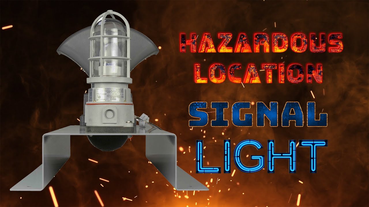 Hazardous Location Signal Light with Audible Alarm - C1D2 - Steady or ...