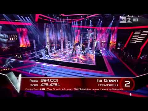 Ira Green - Smoke on the water (Deep purple cover) live @ The Voice of Italy - RAI2 (live show)