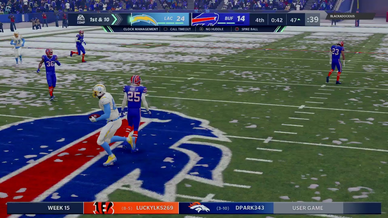 DDFL Season 2 wk 15 Chargers vs Bills - YouTube