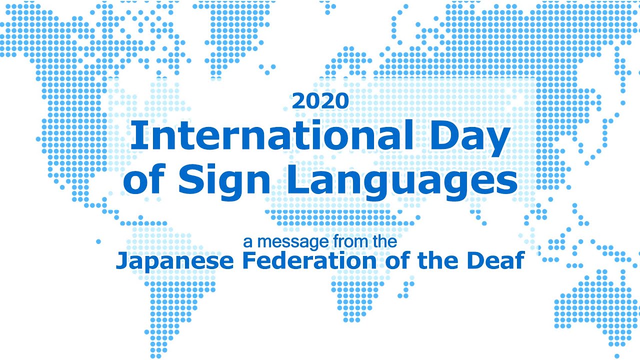 Message from the Japanese Federation of the Deaf about "2020 ...