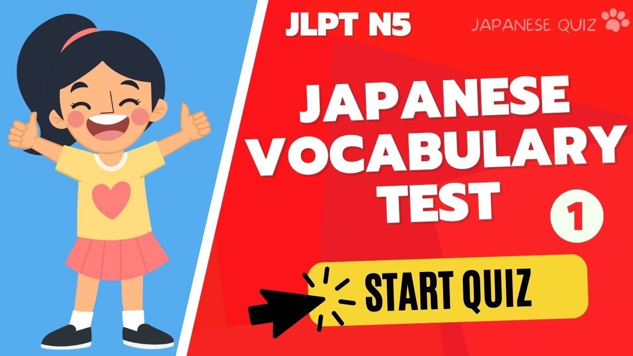 【JAPANESE VOCABULARY QUIZ 01】Words in Japanese | Japanese practice for ...