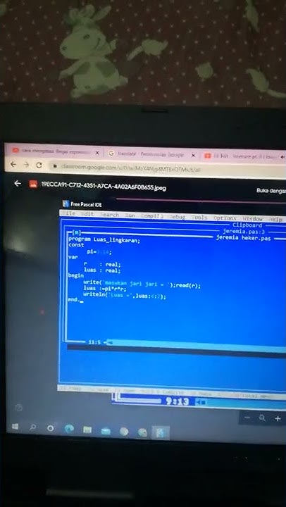 Jeremia Pontoh tugas program luas lingkaran-free pascal - YouTube