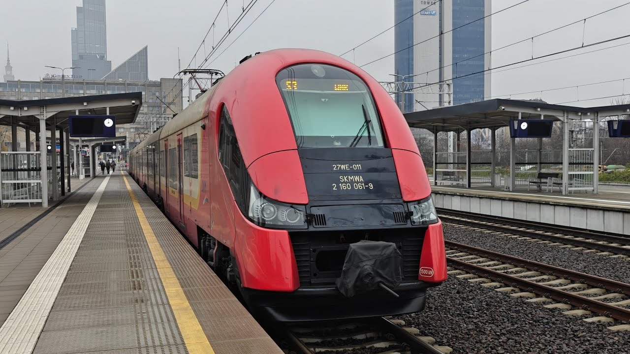 Linia S3 ( Trasa Skrócona/Zmieniona ) - Pesa Elf 27WE-011 ( SKM ...