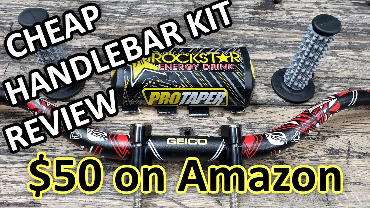 Motorcycle handlebar replacement - Cheap dirt bike handlebar kit review ...