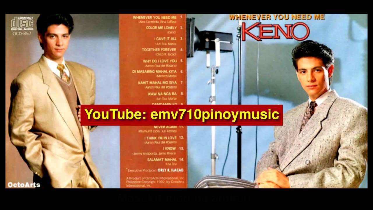 Kahit Mahal Mo Siya - Keno (with Lyrics) - YouTube