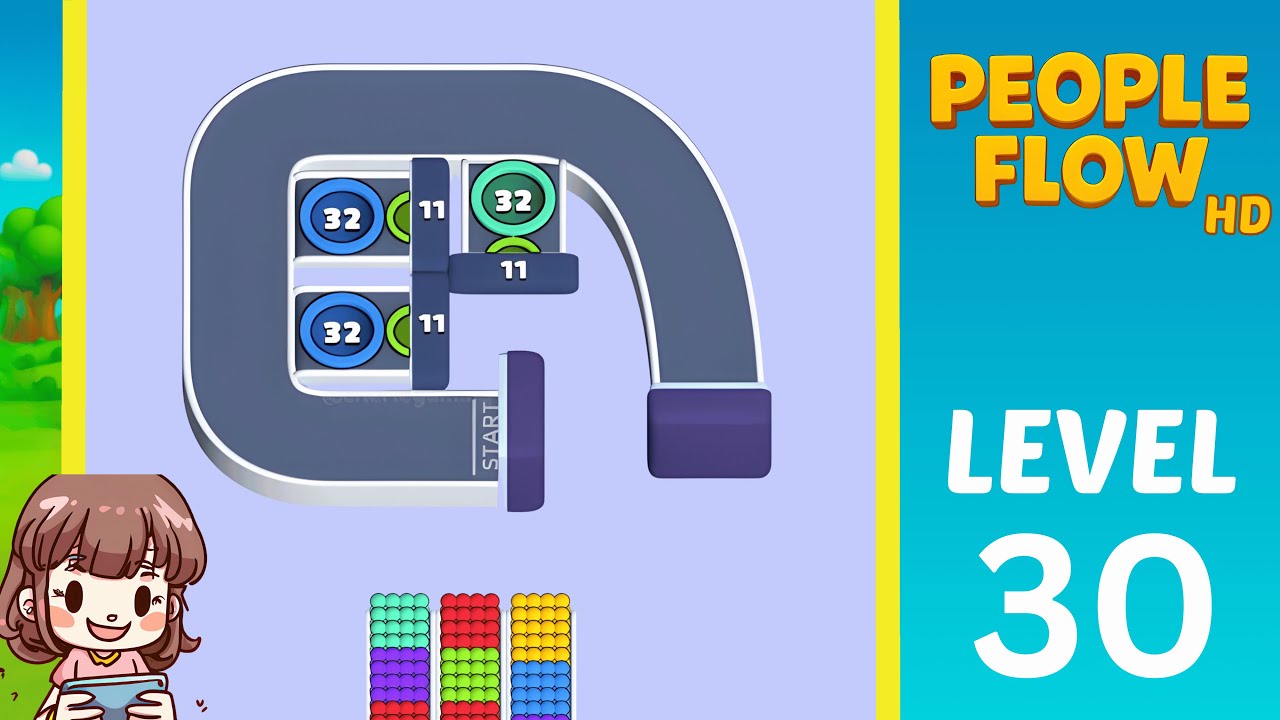 People Flow Level 30 Solution Walkthrough - YouTube
