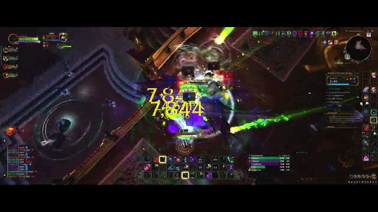 Mythic Plus 21 Fortified | Temple of the Jade Serpent - Havoc Demon ...