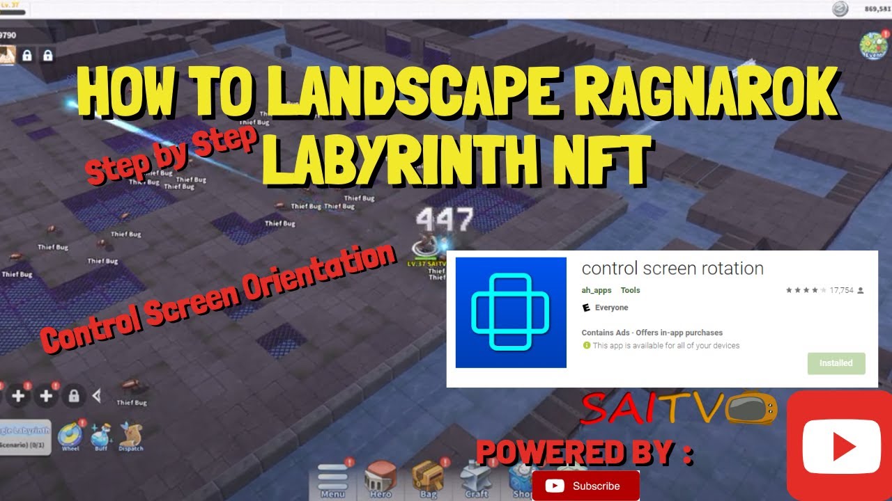 HOW TO LANDSCAPE RAGNAROK LABYRINTH NFT STEP BY STEP - YouTube