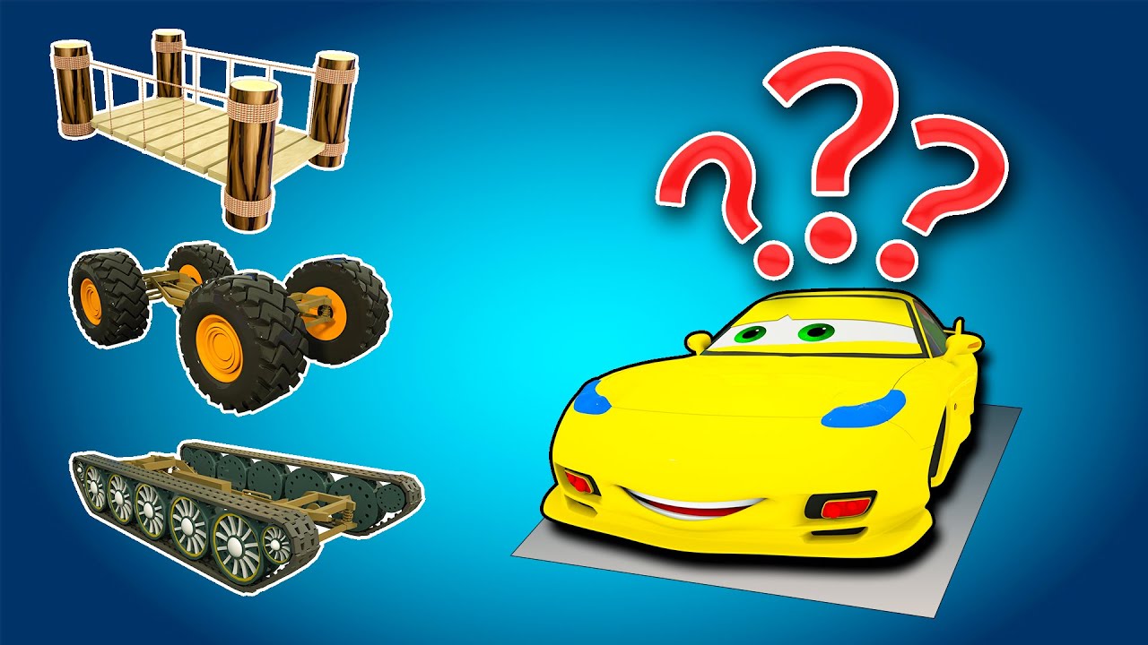 Where is my Wheel Songs - 🚑🚓🚒Funny cars go through obstacles | Nursery ...