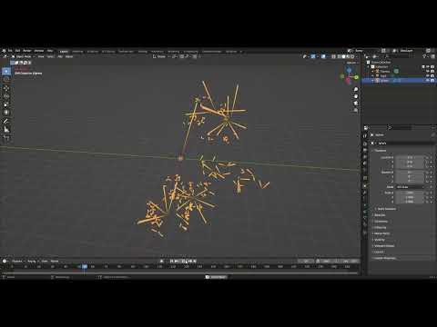 Blender Geometry Nodes : 線香花火のシミュレーション／ Sparkler Fireworks Simulation - YouTube