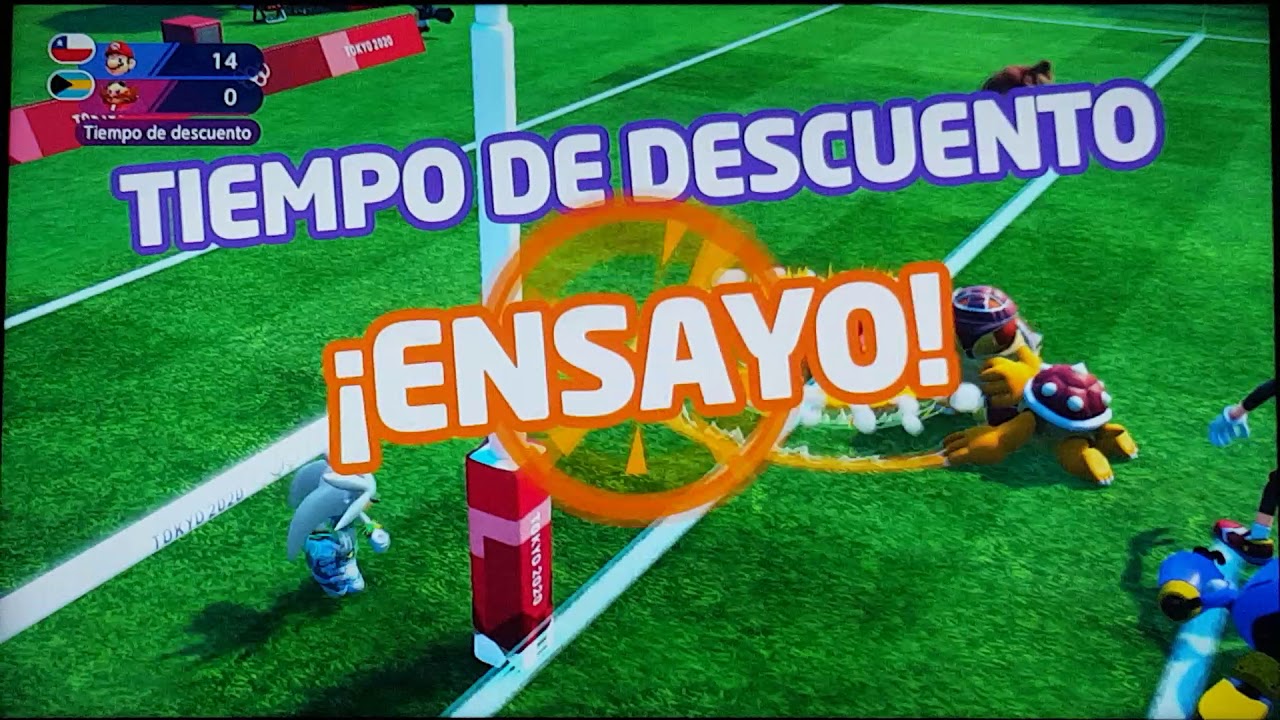 Mario & Sonic Tokyo 2020 Rugby Sevens 030 (Team Mario) - YouTube