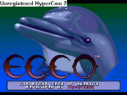 Ecco the Dolphin Intro Sega Genesis - YouTube