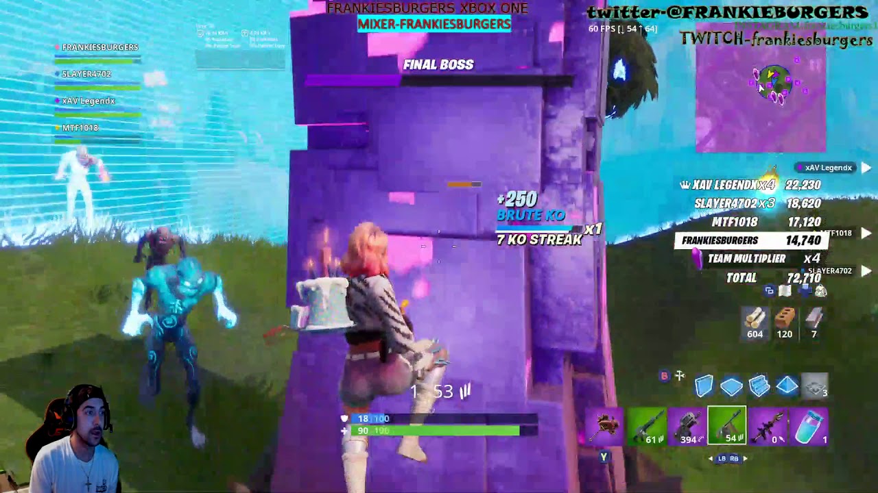 FINAL BOSS OF HORDE RUSH ZOMBIES GAMEPLAY #FORTNITE - YouTube