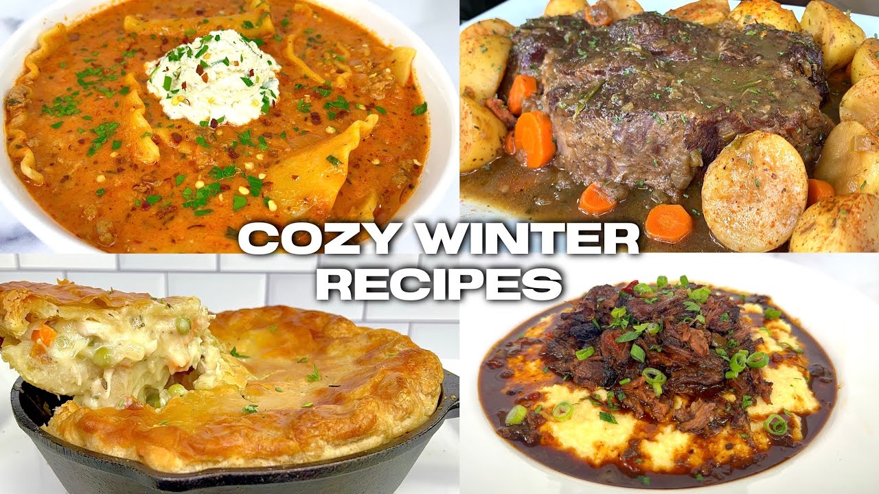 WINTER RECIPES TO WARM YOU UP! - YouTube