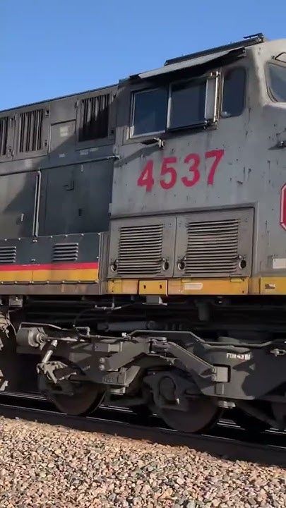 KCSM Grey Ghost #4537 Trails on the Z-WSPSBD!!!! - YouTube