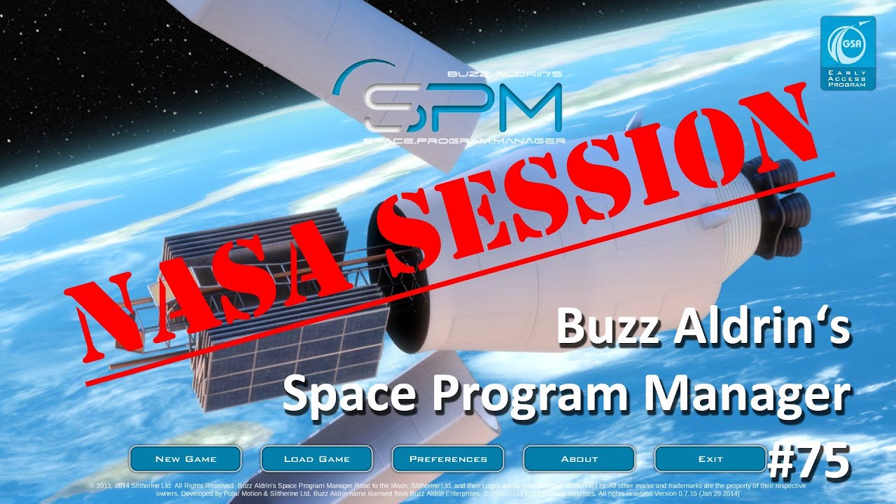 Buzz Aldrin's Space Program Manager - #75 - NASA Session Part2 - YouTube