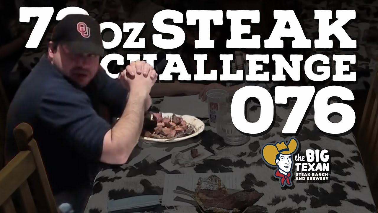 076 | 72oz Steak Challenge | Big Texan Live Stream - YouTube
