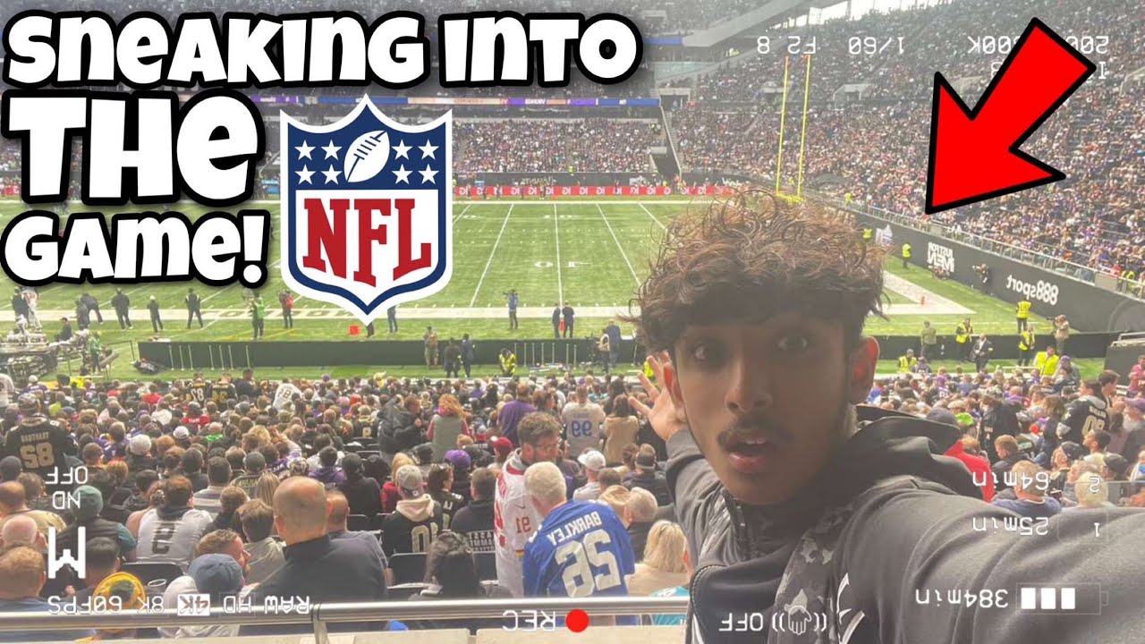 Sneaking Into An NFL GAME (VIP) - YouTube