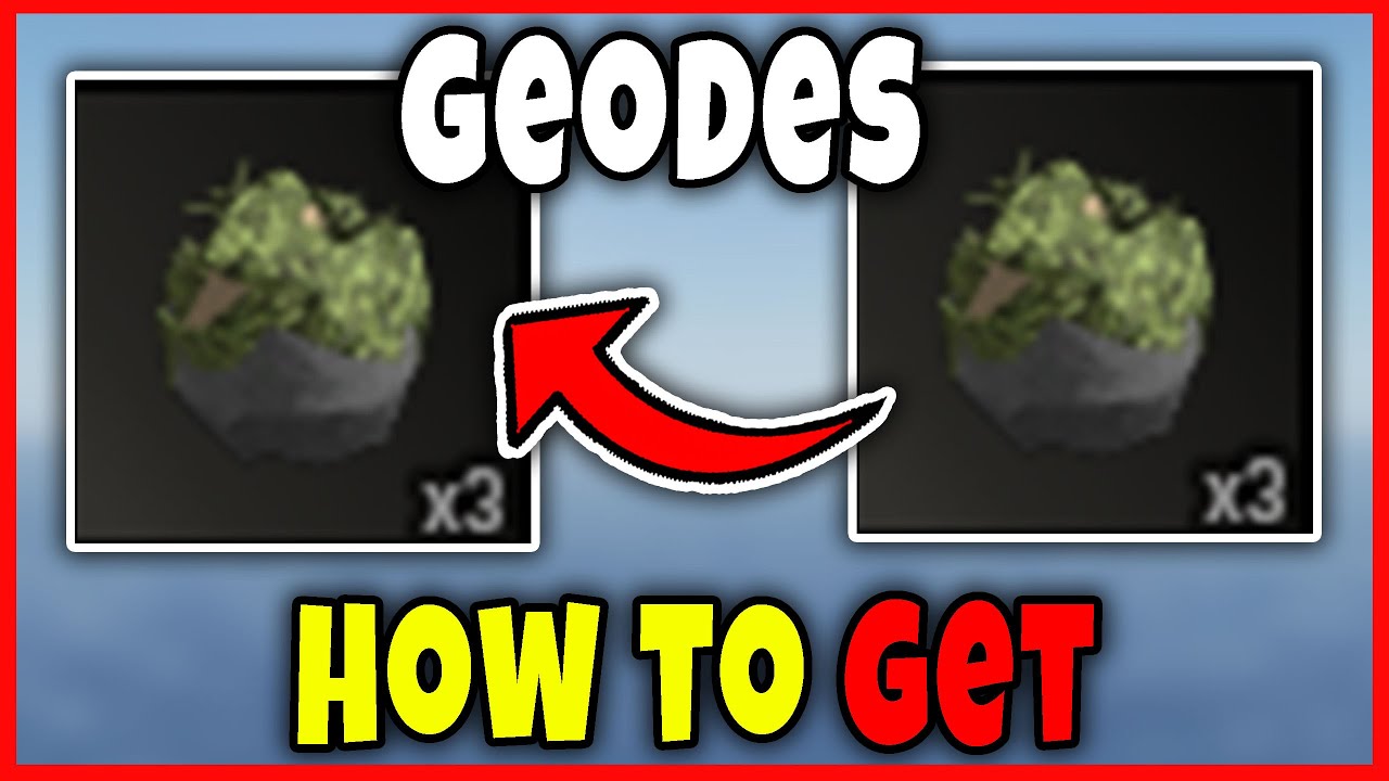 How to GET GEODES & CRACK IT in ABYSS - MOSSY, CACTUS, ROOTED GEODE ...