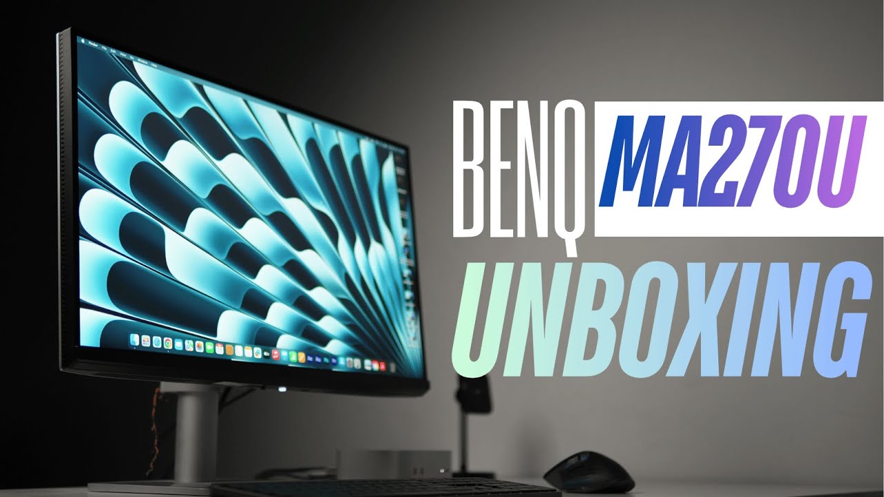 BenQ MA270U Unboxing and review - Best Monitor for mac and editing ...