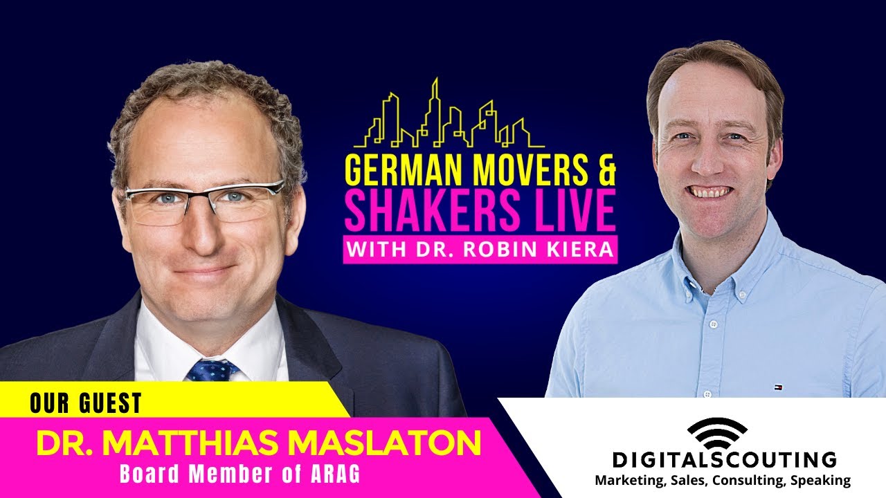 German Movers and Shakers with Dr. Matthias Maslaton Board Member of ...