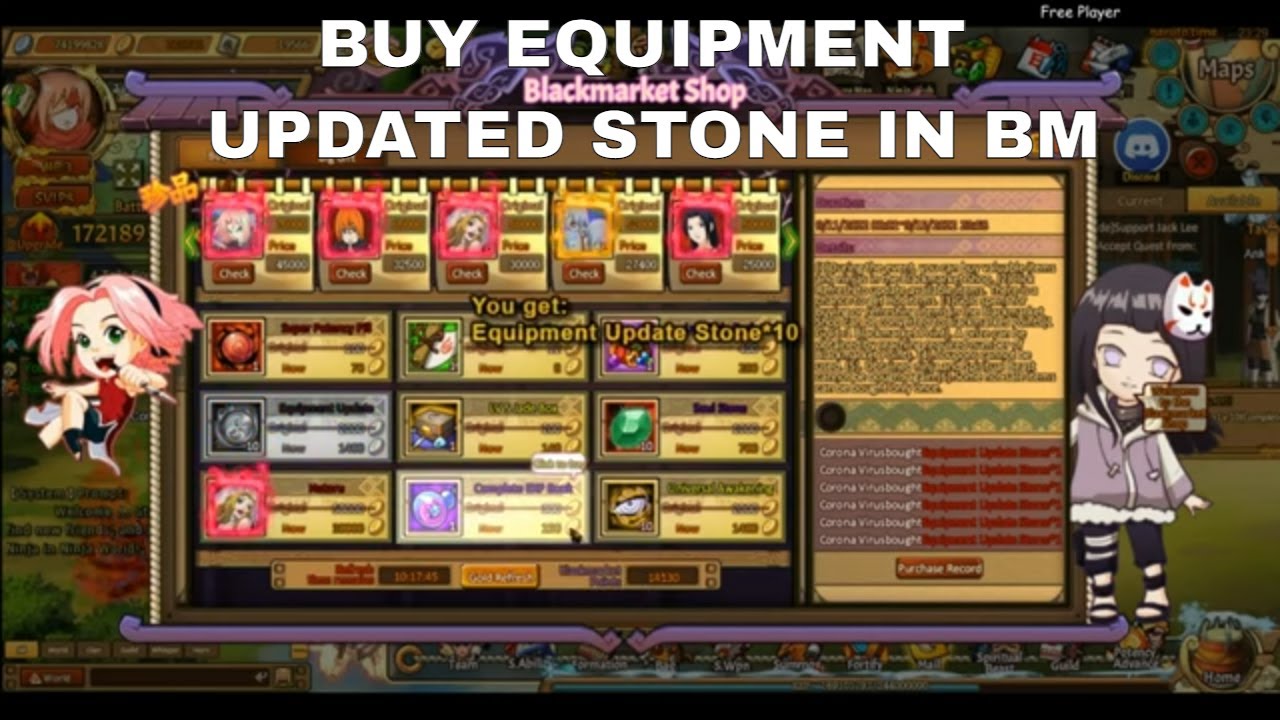 BUY EQUIPMENT UPDATED STONE IN BM Unlimited Ninja | Ninja Classic ...