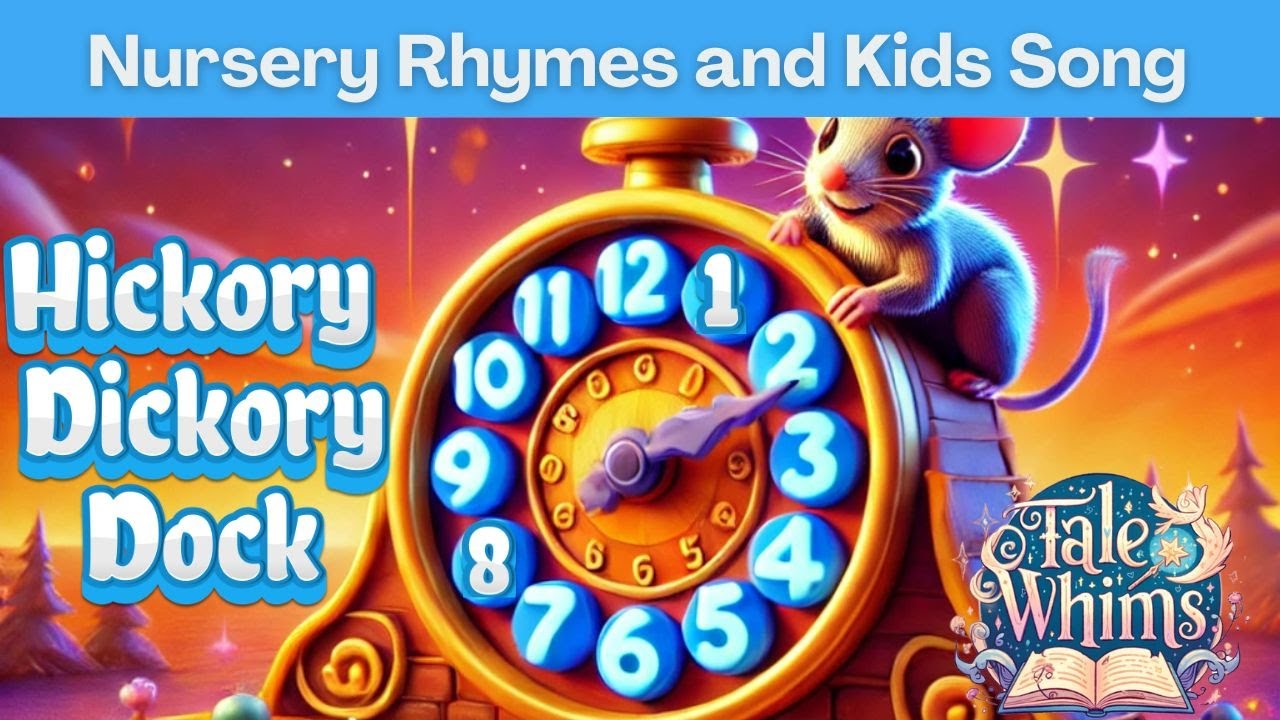 Hickory Dickory Dock | Fun Animated Nursery Rhyme for Kids | TaleWhims ...
