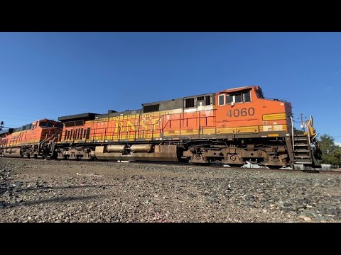 (Canadian Tuned K3L) BNSF 4060 leads H-VAWFRS into Stockton, California 4/11/22 - YouTube