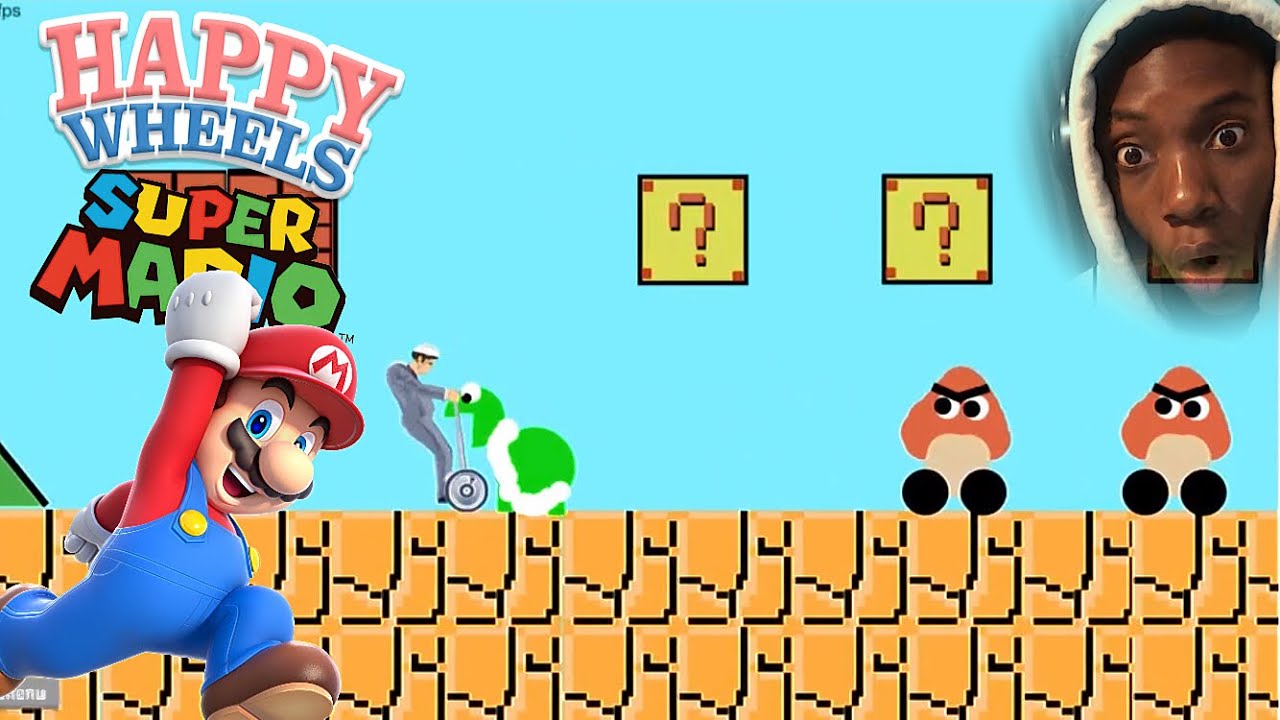 NEW SUPER MARIO X HAPPY WHEELS (collaboration) | Happy Wheels #10 - YouTube