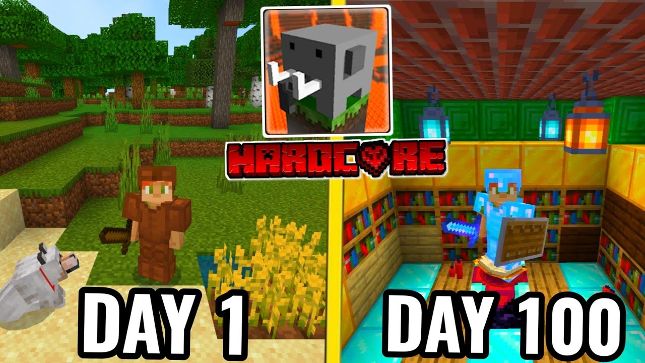 I SURVIVED 100 DAYS in Craftsman Building Craft | Craftsman 2025 Update ...