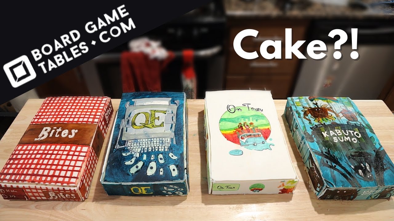 Boardgametables Kickstarter Celebration Cakes! | Board Game Bakes - YouTube